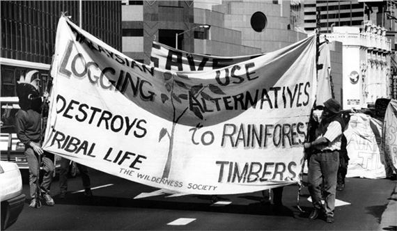 Ben Rushton | A demonstration against the logging of the Sarawak ...
