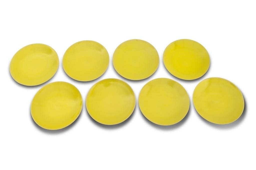 Rupert Spira | Rupert Spira Yellow Glazed Stoneware Plates, 8 | MutualArt