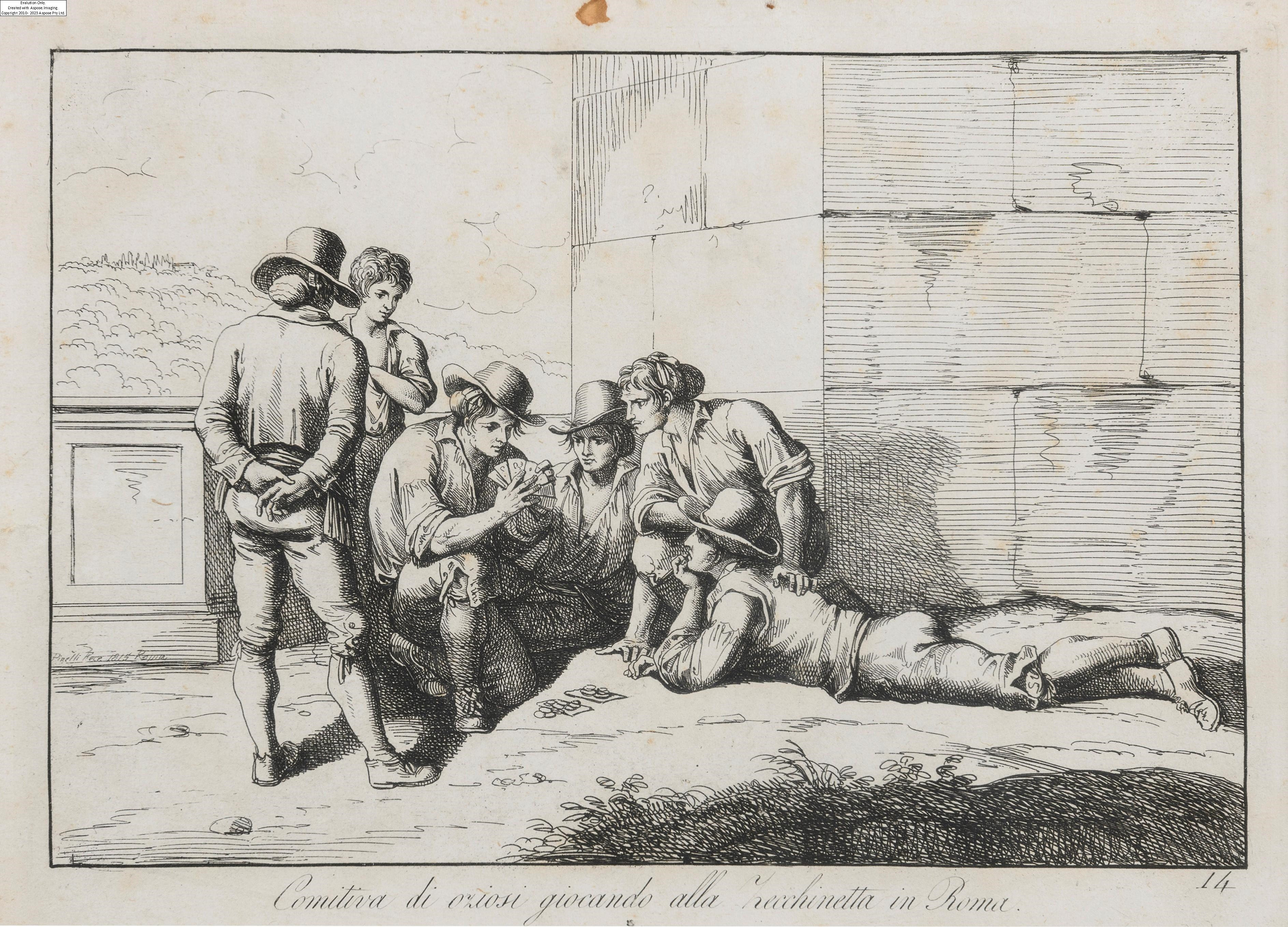 Bartolomeo Pinelli | CINQUE STAMPE DA PINELLI | MutualArt