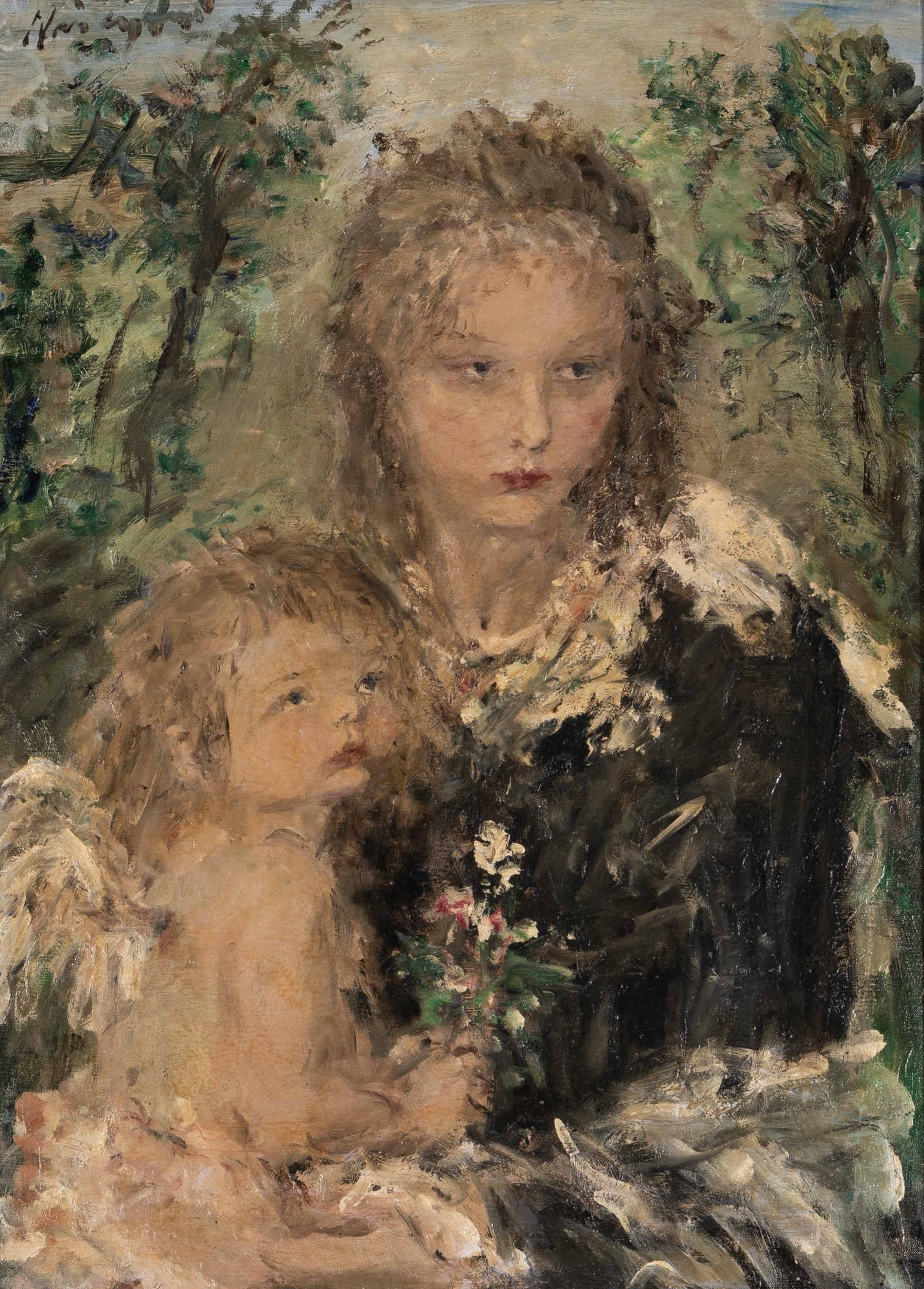 Aurél Náray | Mother and child | MutualArt