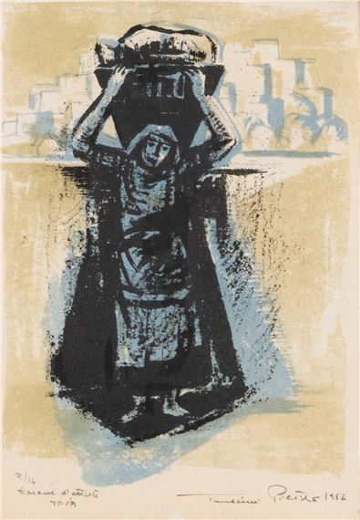 Tuulikki Pietilä | Sementinkantaja nainen (1956) | MutualArt