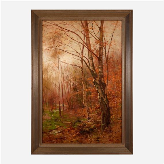 Ernest Parton | Autumn Woods | MutualArt
