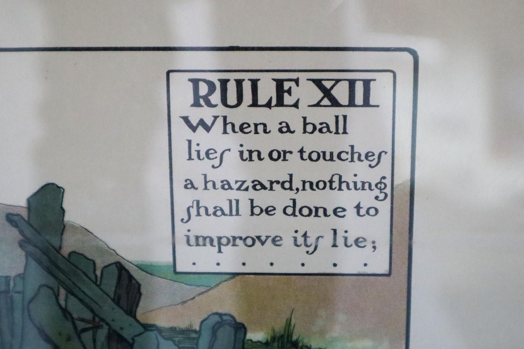 Chas Crombie | The Rules of Golf XII (Circa 1905) | MutualArt
