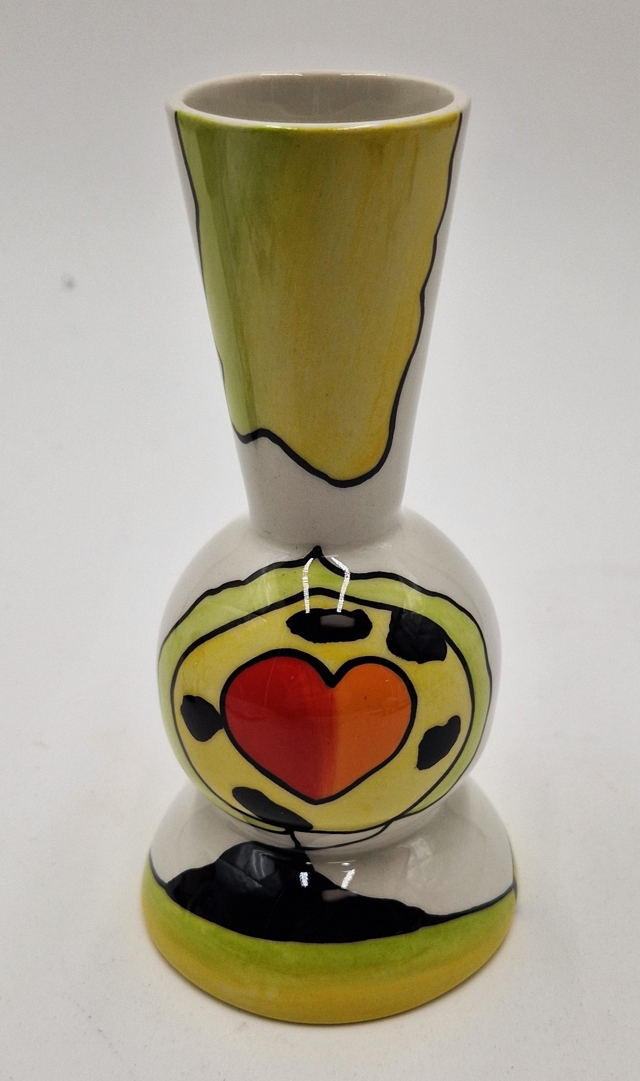 Lorna Bailey | LORNA BAILEY 15cm CONICAL VASE IN THE LYME VALLEY DESIGN ...