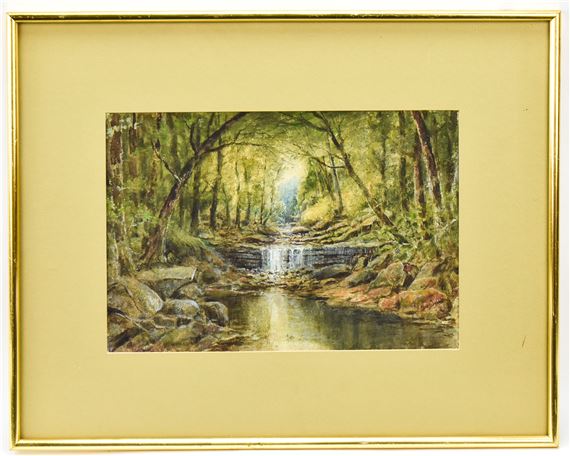 Benson Bond Moore | BENSON MOORE WATERCOLOR LANDSCAPE | MutualArt