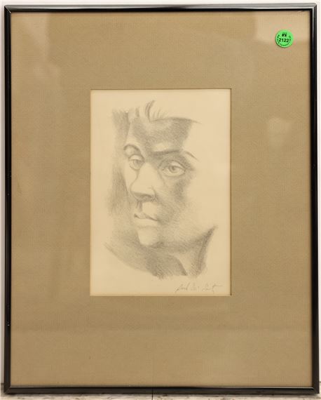 Jack McLarty | Jack McLarty ''Self Portrait'' 1942 Lithograph Framed 17 ...