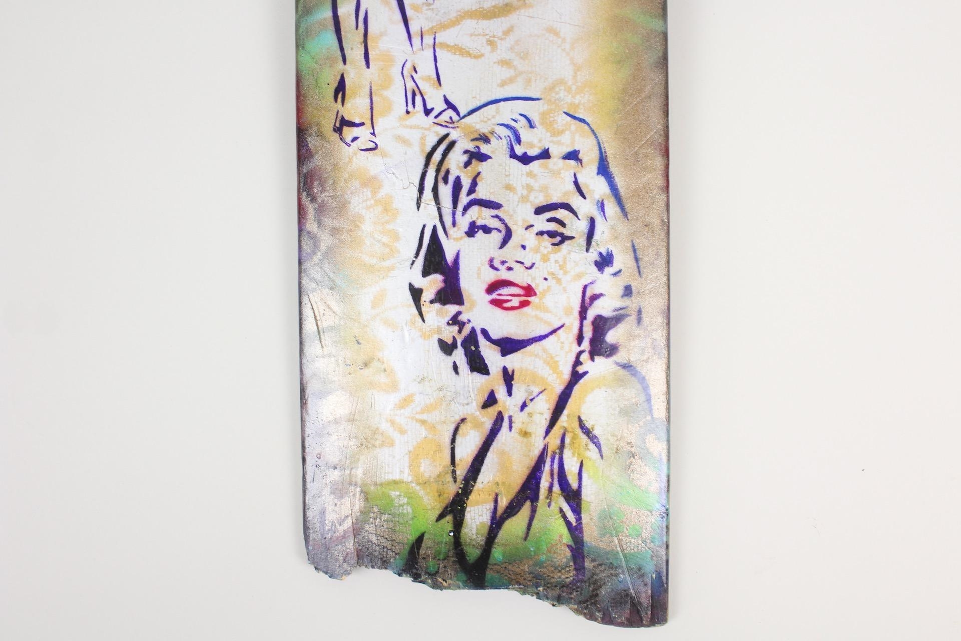 Samantha Pratt | Venice Beach Skateboard Street Art Marilyn Monroe ...