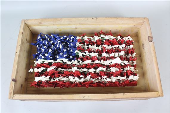 Dave Cole | American Flag (Toy Soldiers) (1975) | MutualArt