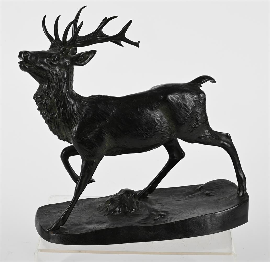 Susse Freres | AN ANIMALIER BRONZE OF A STAG, CAST BY SUSSE FRERES ...