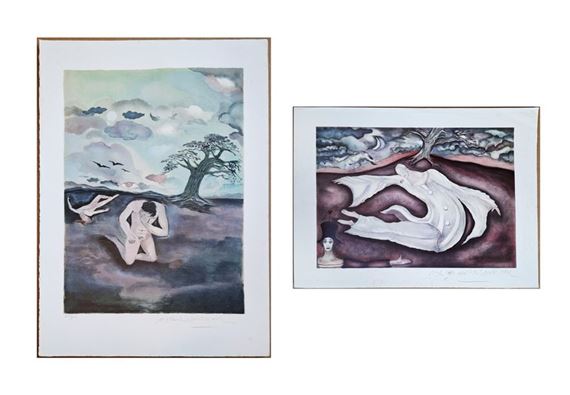 Marcel Marceau | Two compositions: Cain and Abel | MutualArt