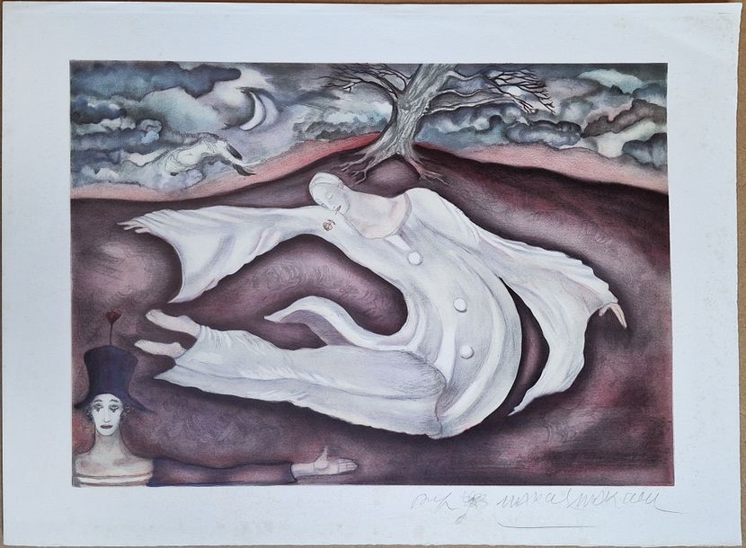 Marcel Marceau | Two compositions: Cain and Abel | MutualArt