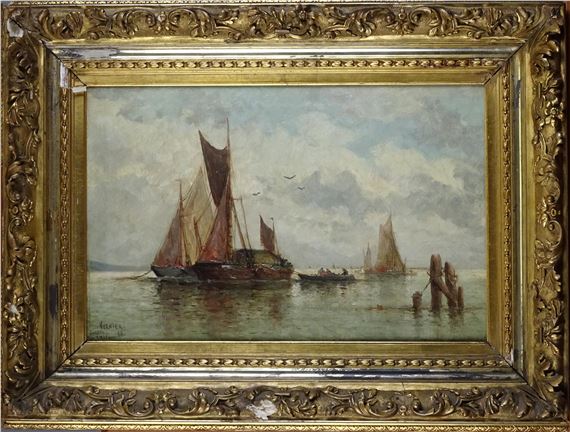 Jules Vernier | Marines (1862) | MutualArt