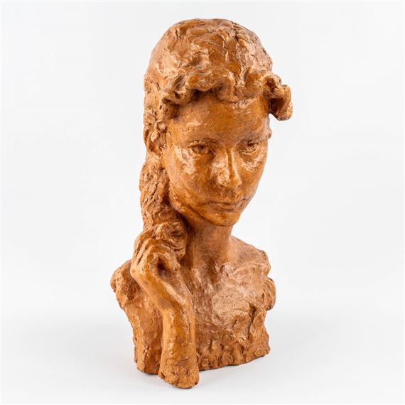 Koos van der Kaay | Koos Van Der Kaaij (1900-1976) 'Bust Of A Girl ...