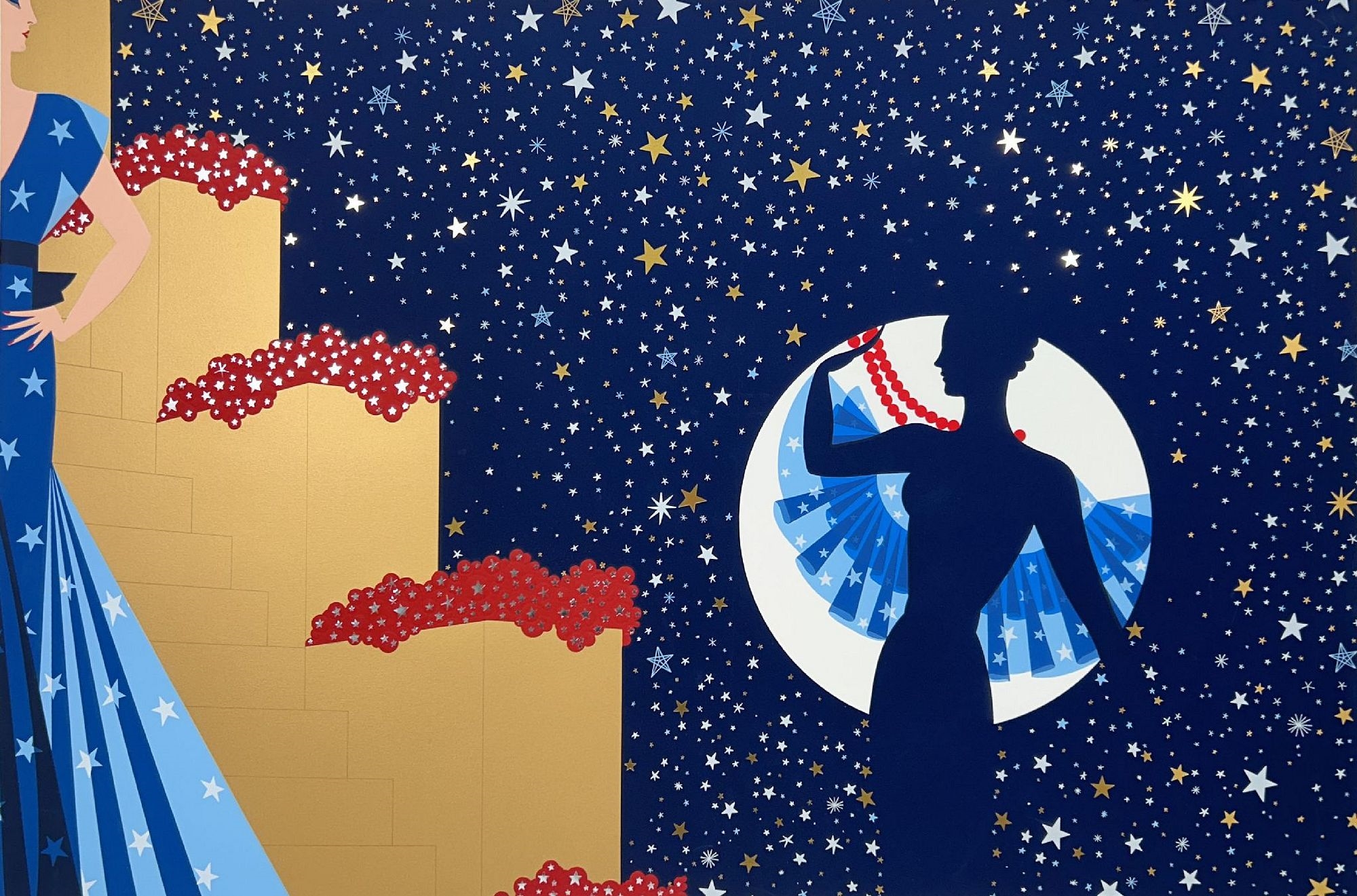 Erté | Star Spangled Night (1990) | MutualArt