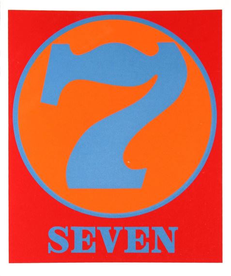 Robert Indiana | Robert Indiana - Seven (1968) | MutualArt