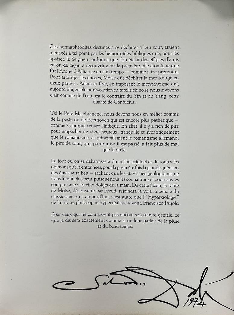 Salvador Dalí | Moses and Monotheism Text Pages and Vignette Images ...