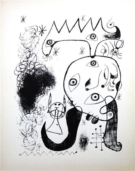 Joan Miró | Joan Miro - Lithograph XIV (1947) | MutualArt