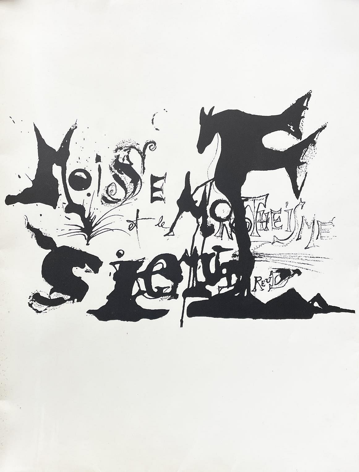 Salvador Dalí | Moses and Monotheism Cover sheet (1975) | MutualArt