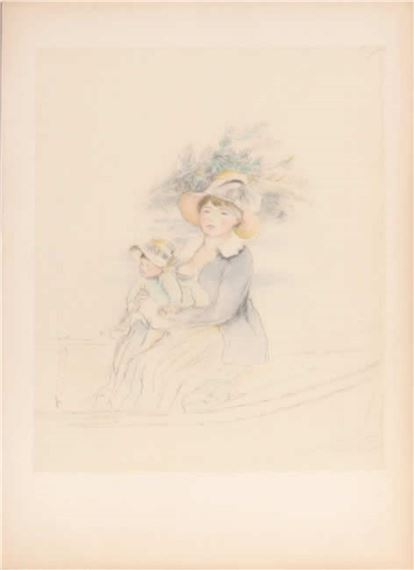 Pierre-Auguste Renoir | Pierre-Auguste Renoir - Mme Renoir et Pierre ...