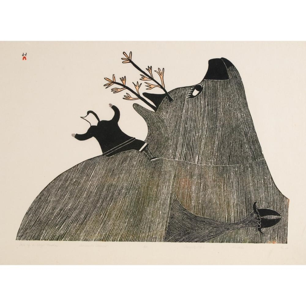 Pudlo Pudlat | TALE OF A HUGE MUSKOX (1983) | MutualArt