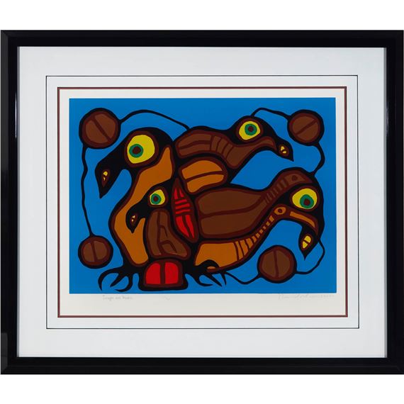 Norval Morrisseau | IMAGES AND RAVENS | MutualArt