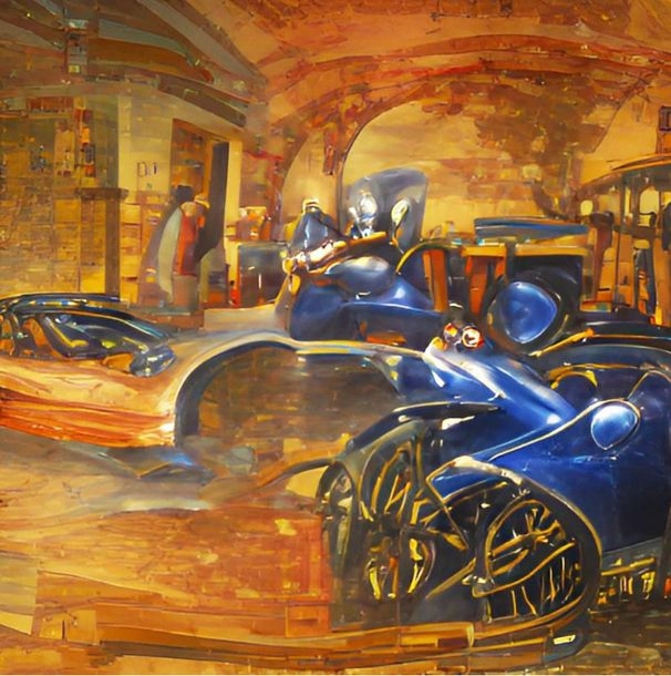 Christian Bucher | La cave aux Bugatti (2022) | MutualArt
