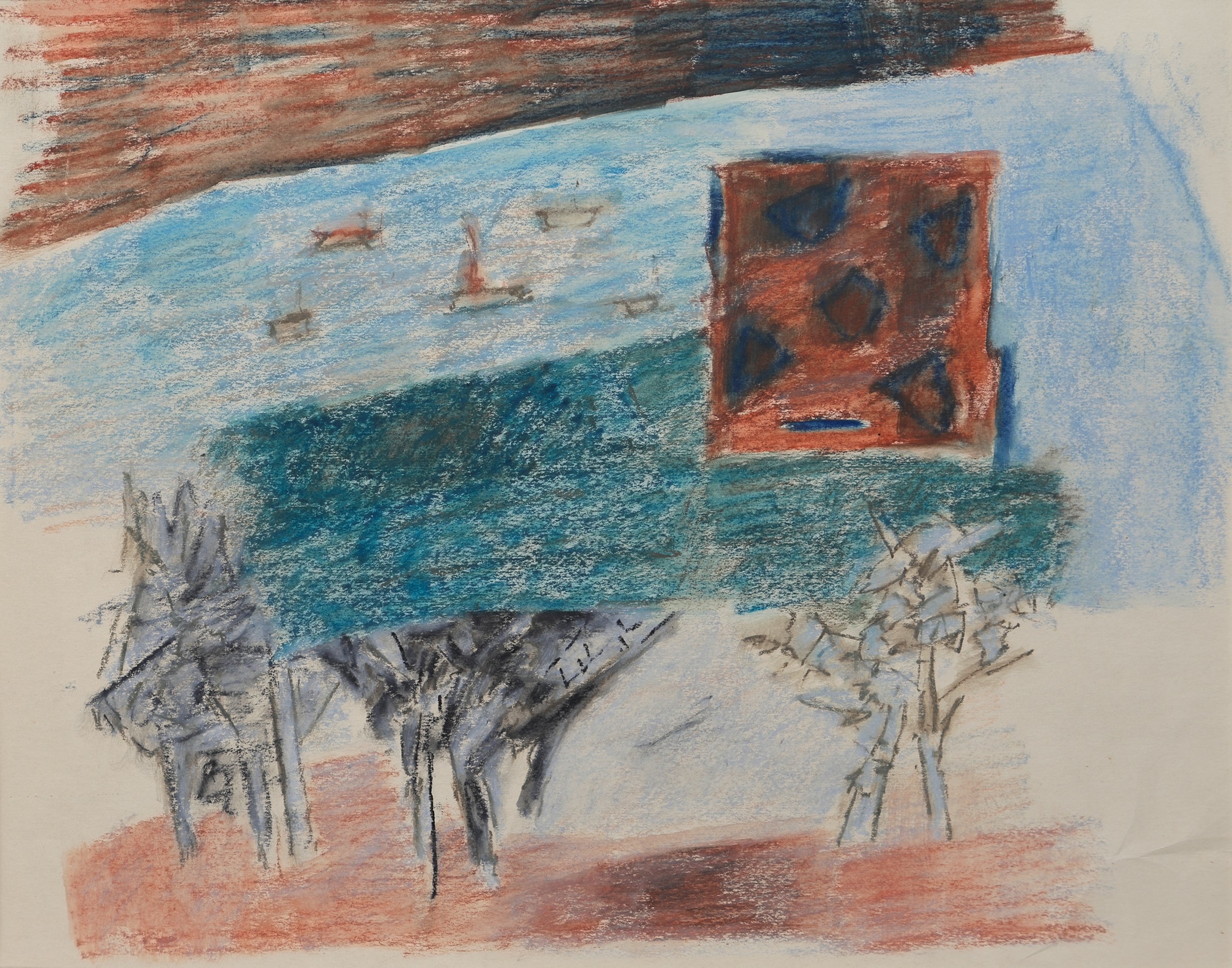 Ram Kumar | Untitled (2001) | MutualArt