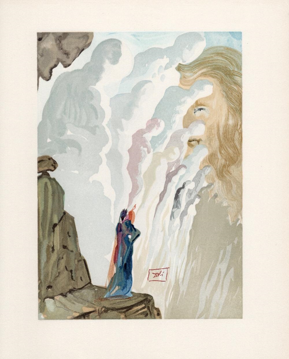 Salvador Dalí | Authentic Original Color Woodcut from The Divine Comedy ...