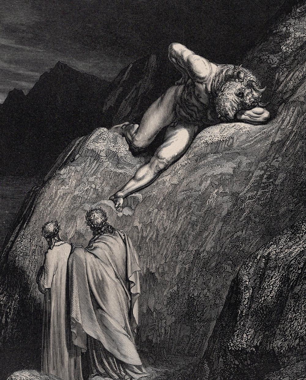 Gustave Doré | The Minotaur (Dante's Divine Comedy Enferno) | MutualArt