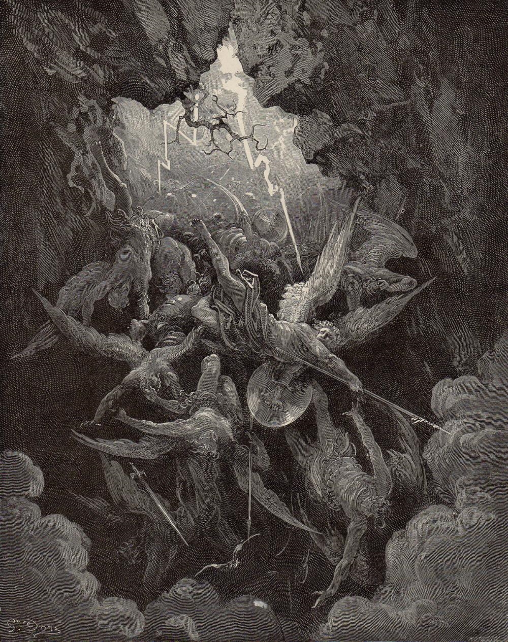 Gustave Doré | Antique Wood Engraving on wove paper executed by master ...