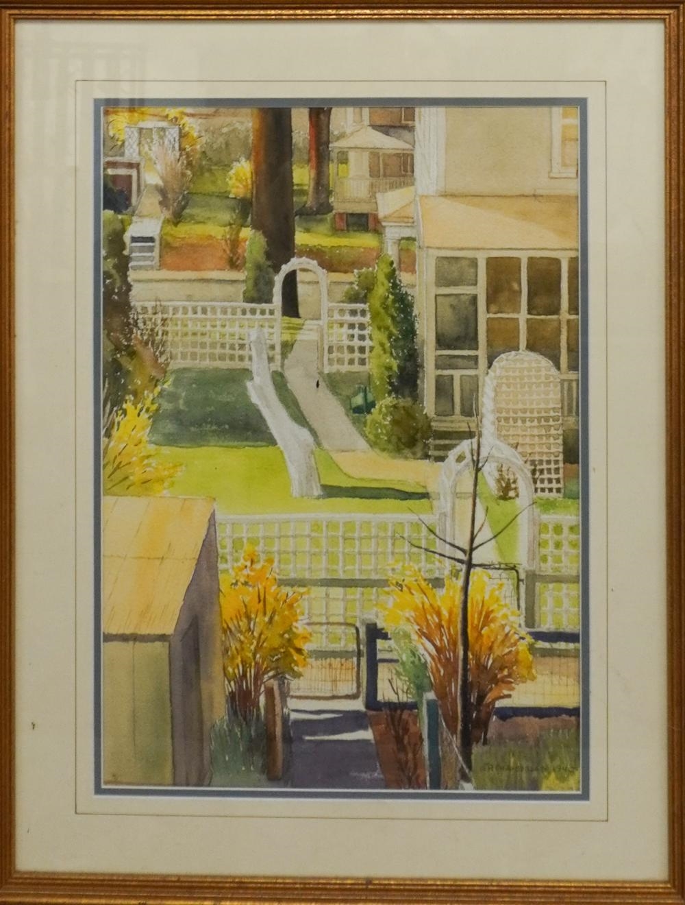 R. Chamberlain | Backyard View (1940) | MutualArt