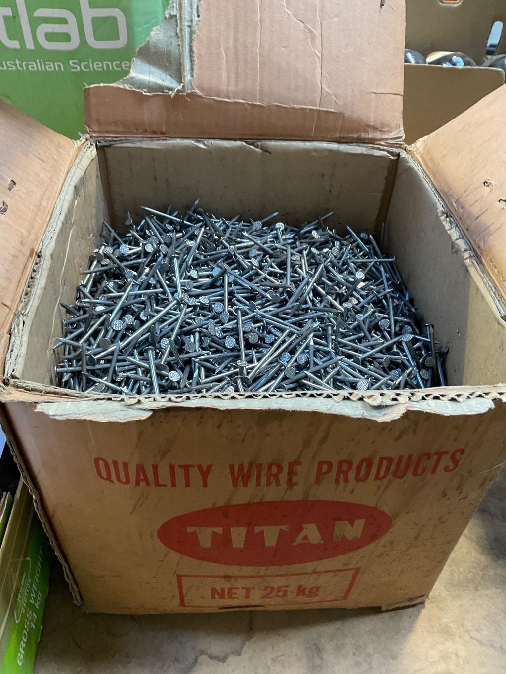 Titian | 25KG BOX OF TITAN NAILS | MutualArt