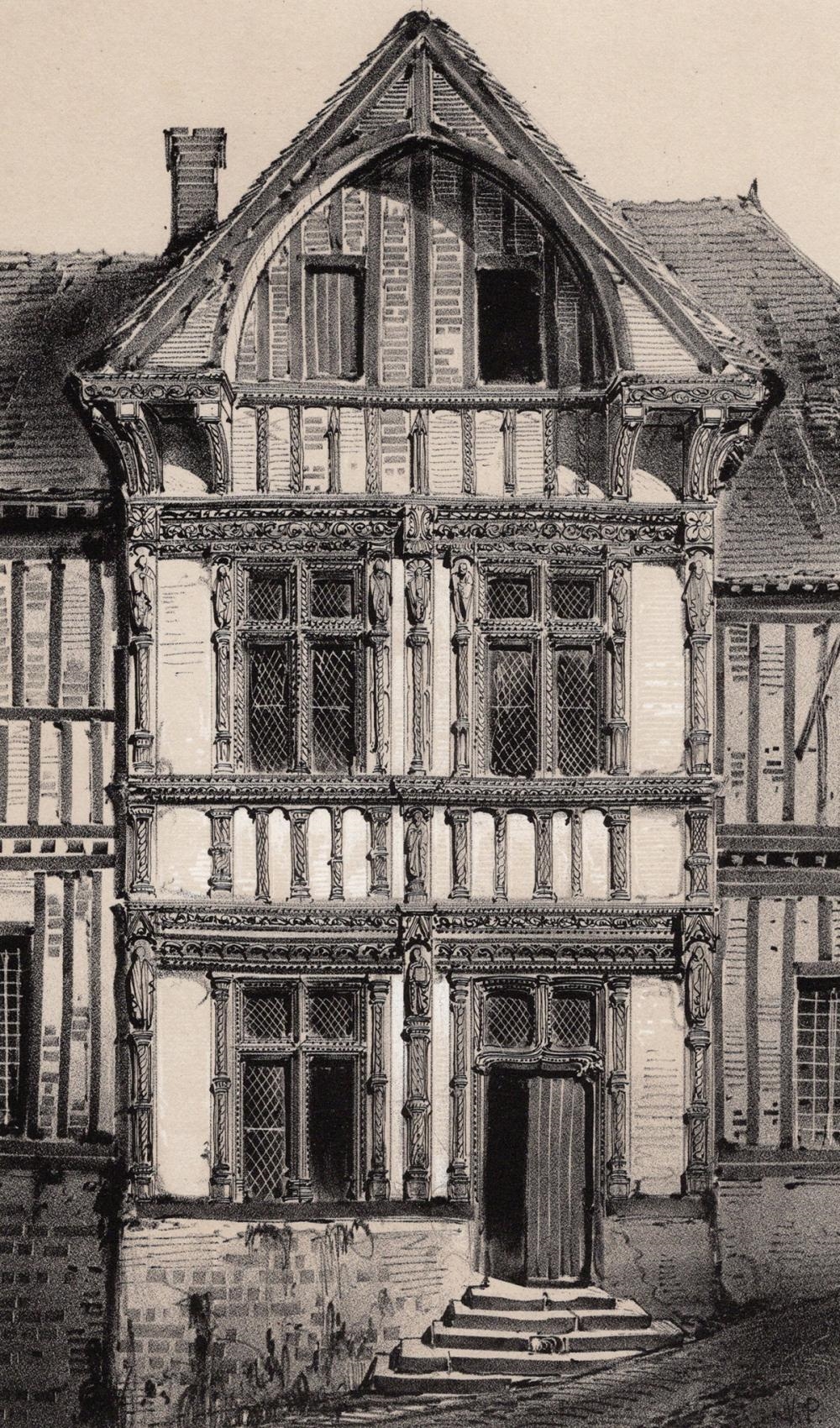 Victor Petit | Original tinted lithograph on strong vellum paper ...