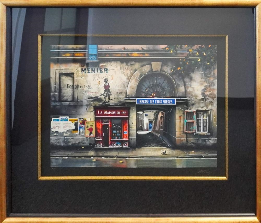 Thomas Pradzynski | Parisian Street Scene | MutualArt