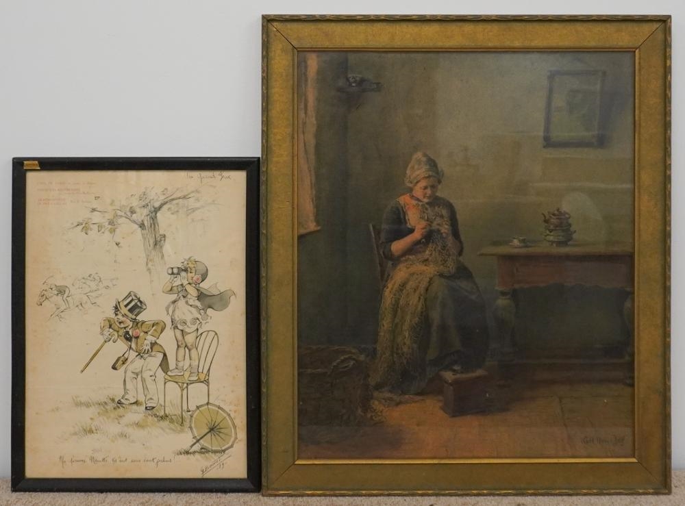 Carl Haver | Woman Sewing | MutualArt