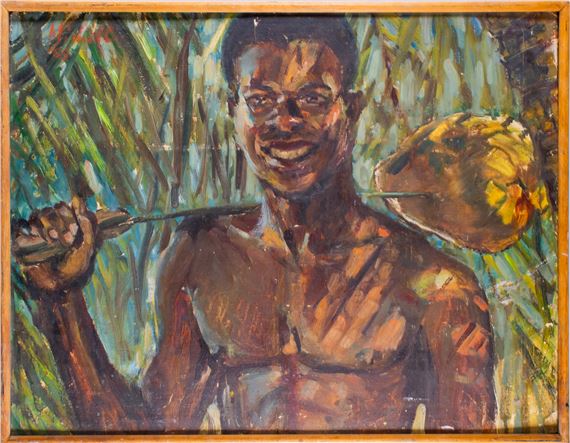 Keith Michell | Boy with Coconut (1959) | MutualArt