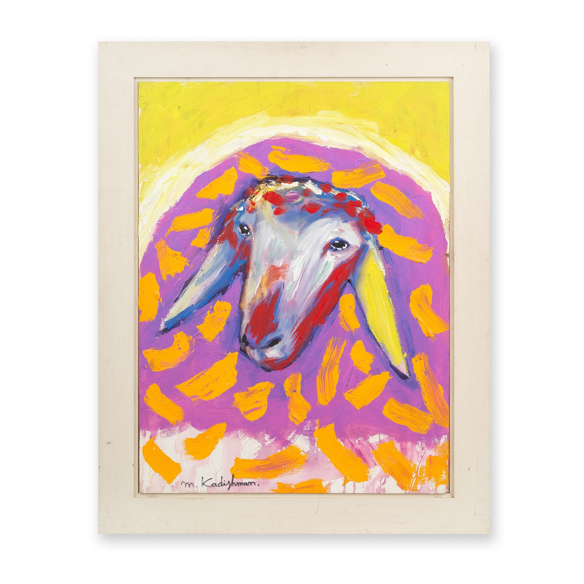 Menashe Kadishman | Sheep Head | MutualArt