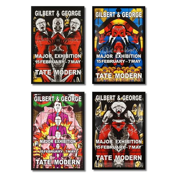 Gilbert & George | Major Exhibition Tate Modern (2007) | MutualArt