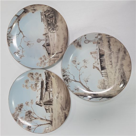 Royston Hopson | THREE ALLAN AMES DISPLAY PLATES | MutualArt