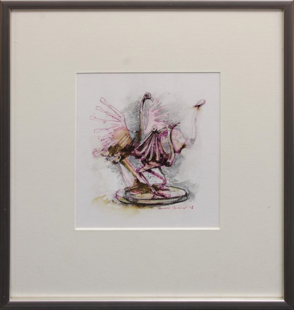 Edouard Martinet | Mechanical ostrich study | MutualArt