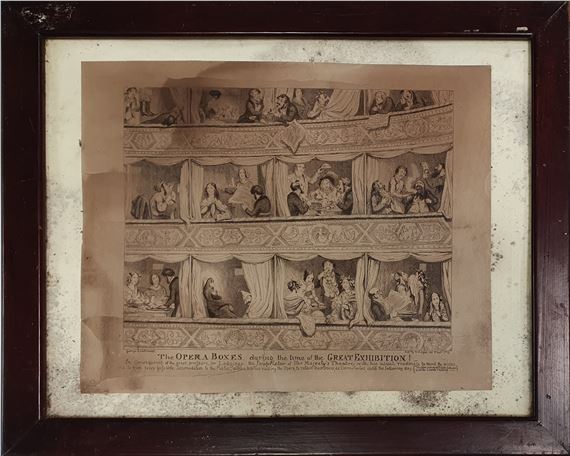 George Cruikshank | The Opera Boxes during the time of The Great ...