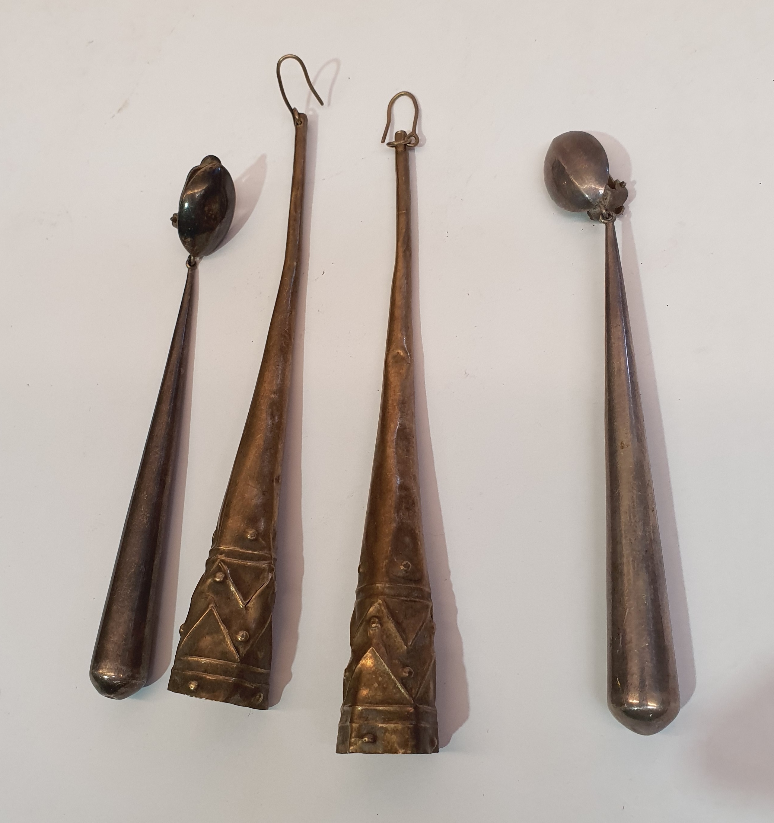 Silver | TWO PAIRS OF VINTAGE DROP EARRINGS | MutualArt