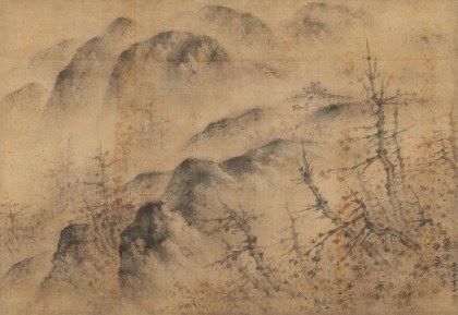 Lee Sang-Beom | Autumn scenery landscape (1946) | MutualArt