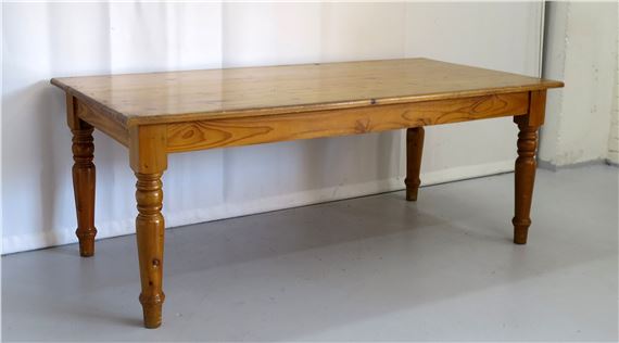 Large | LARGE PINE DINING TABLE | MutualArt