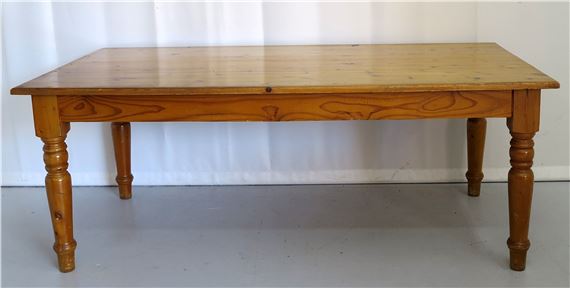 Large | LARGE PINE DINING TABLE | MutualArt
