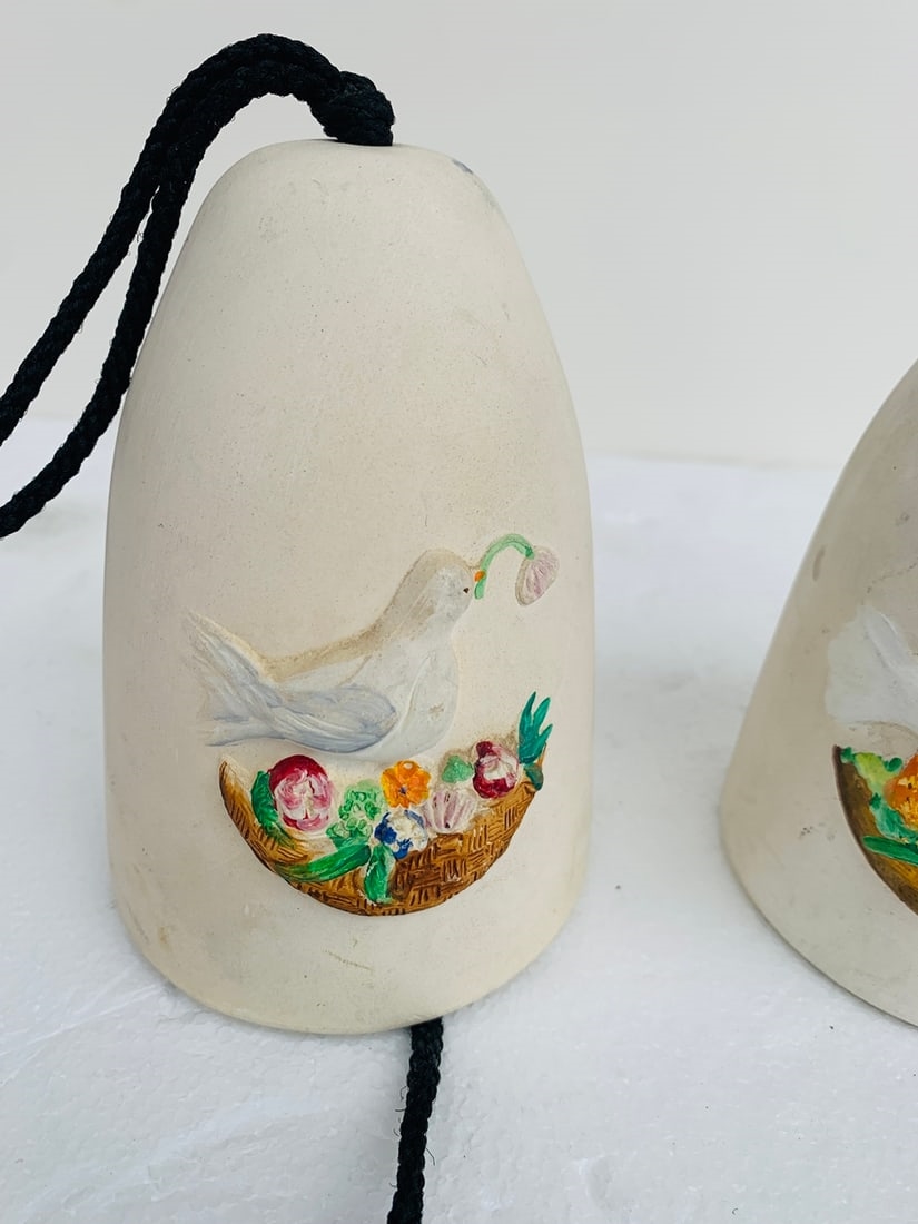 Prior | Pair of Ceramic Bells by De Grazia | MutualArt