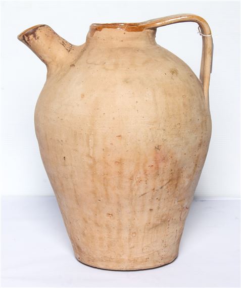 Large | A very large stoneware jug with glazed interior | MutualArt