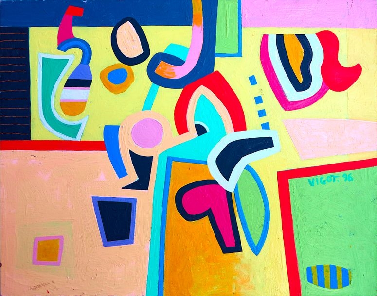 Jacques Vigot | VIGOT Jacques (1948-2018) Tableau de bord énervé ...