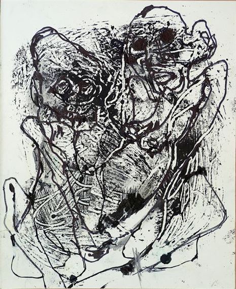 Marie Henocq | HENOCQ Marie Sans titre / Technique mixte sur papier ...