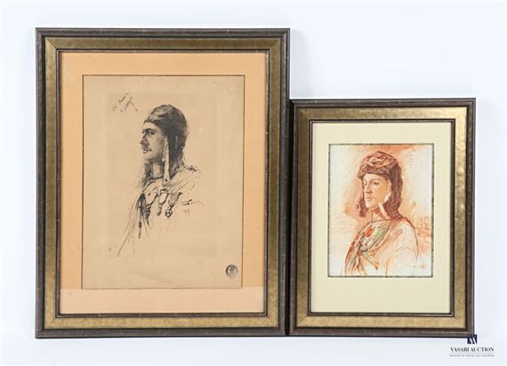 Henri Farré | Portrait of aviator Jorme (22) | MutualArt